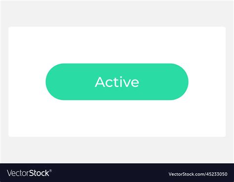 Active Register Button Ui Element Template Vector Image