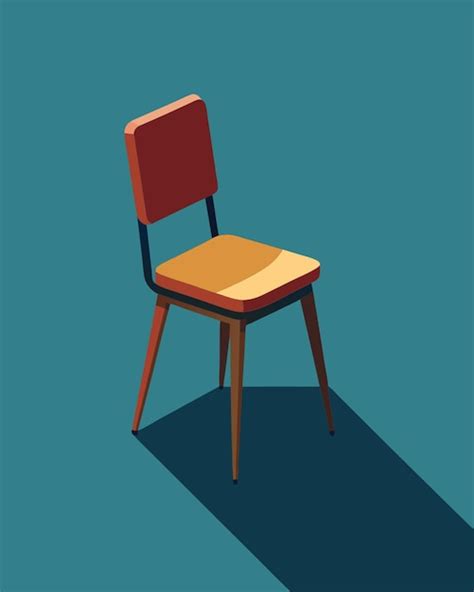 School Chair Vector Illustration Flat 2 Premium Ai Generated Vector