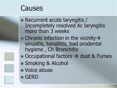 Acute Laryngitis