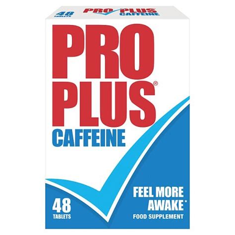 Pro Plus Caffeine Tablets 48s Health Superdrug