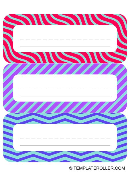 Free Desk Name Tag Templates Customize Download And Print Pdf