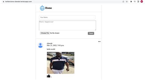 Github Gbugsy1xtwitter Clone