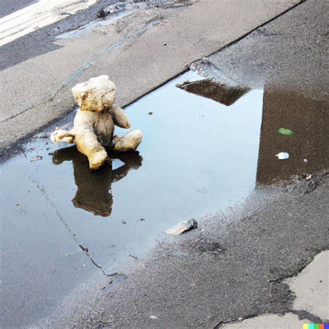 Teddy In A Puddle Rdalle2