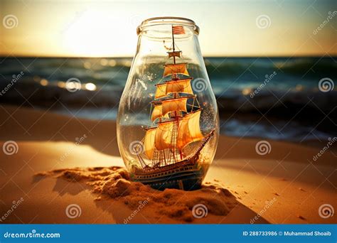 Tiny Seafarer Ship Bottle Captures Maritime Wonder In A Delicate Glass