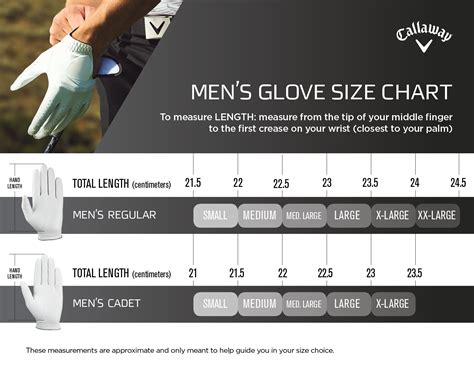 Coach Glove Size Chart Golf Glove Size Chart Get A Perfect