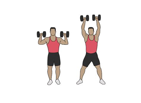 Dumbbell Jumping Jacks Press Gofitnessplan