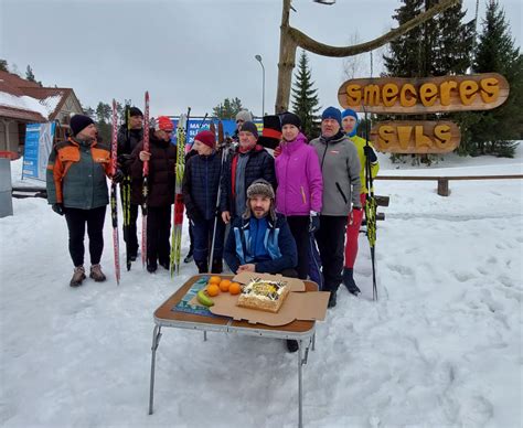 Ķekavas Novada Senioru Slēpotāju Komandai 10 Vieta Lsvs Sacensībās Distanču Slēpošanā Ķekavas