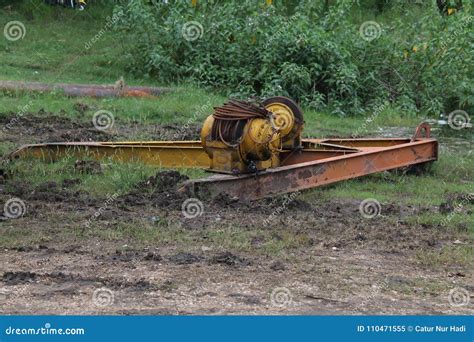 Drilling Dredging Machine Largest Isolated Stock Image Image Of