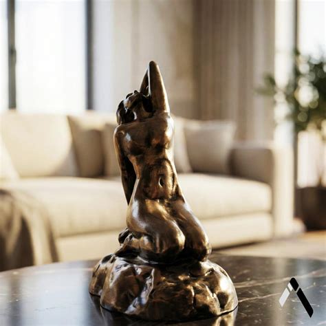 Iconic Nude Goddess Sculpture Classical Art Bust Handcrafted Resin