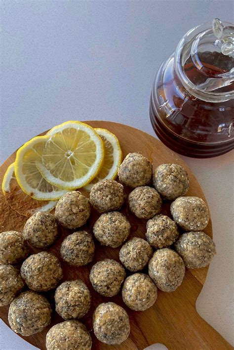 Energy Boost Lemon And Ginger Bites R Glutenfreevegan