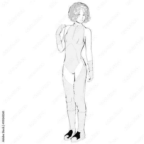 Anime Girl Looking Left