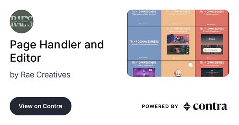 page handler and editor by rae creatives