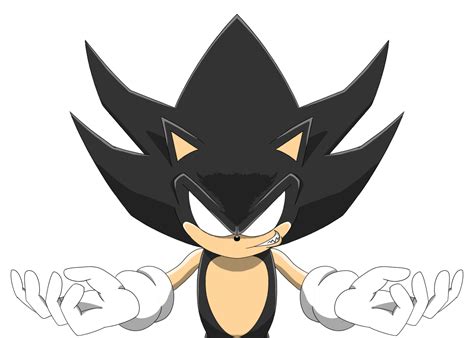 Dark Sonic By Theartistpanda On Deviantart