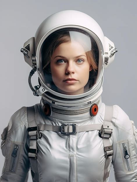 Premium Photo Pioneering Female Astronaut Ai Generated