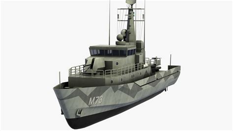 Koster Class Countermeasure Vessel Model Turbosquid 1476795