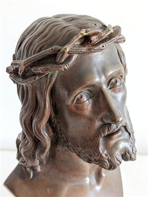 Jean Bulio 1827 1911 Réduction Bust Christ Ecce Catawiki