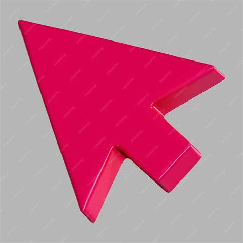 Premium Psd 3d Cursor Mouse Arrow