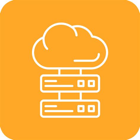 Cloud Storage Line Round Corner Background Icons 14810210 Vector Art At Vecteezy