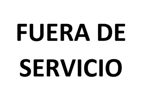 Fuera De Servicio Pdf