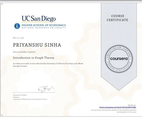 Maths Coursera Course Done Finally 😊👍🙌 Priyanshu Sinha