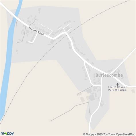 Map Burlescombe Map Of Burlescombe Ex16 7 And Practical Information