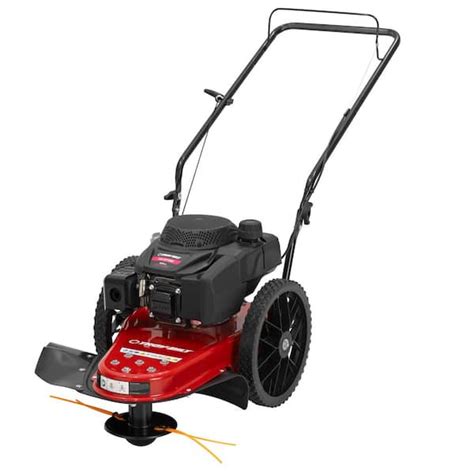 Troy Bilt 22 In 163cc Gas Walk Behind String Trimmer Mower Tb22tmc The Home Depot