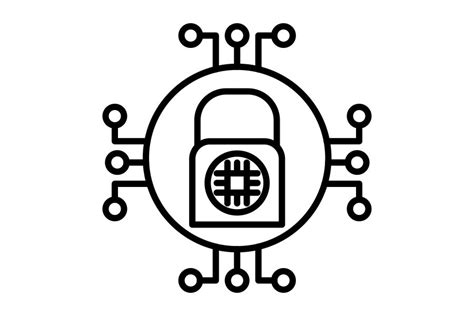 Cyber Security Line Icon Design Graphic By Atifabce · Creative Fabrica