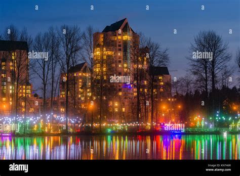 Holiday Light Display Lafarge Lake Town Centre Park Coquitlam