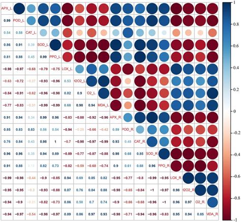 Correlation Analysis Among The Parameters Of Ascorbate Peroxidase Download Scientific Diagram