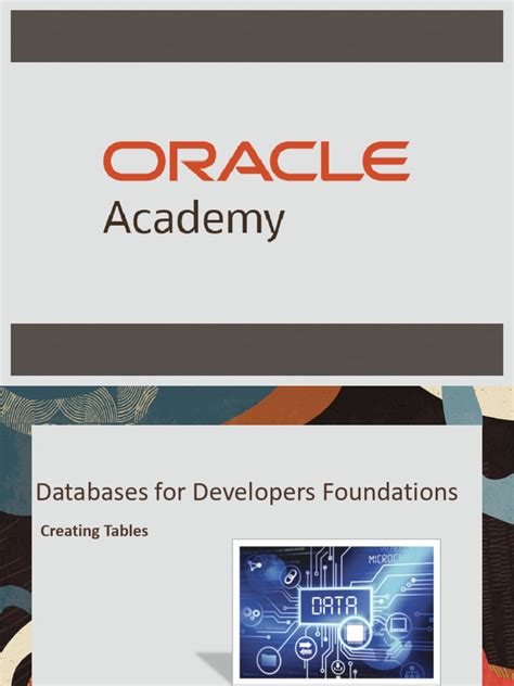 Tables Pdf Oracle Corporation Databases