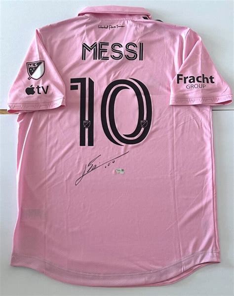 Lionel Messi Signed Inter Miami Jersey The Autograph Source