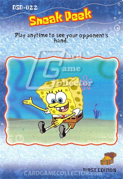 Sneak Peek Spongebob Squarepants Tcg
