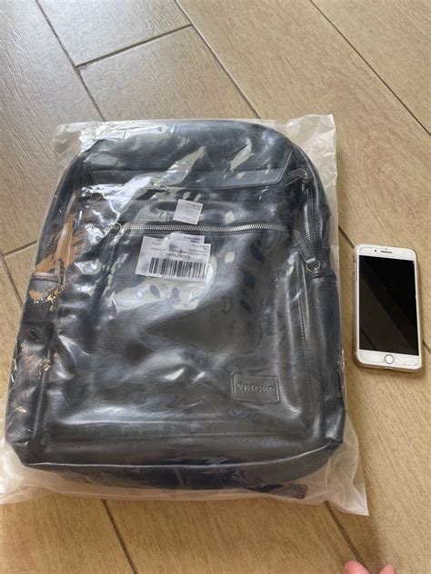 Vbiger Leather Backpack Mens Fashion Bags Backpacks On Carousell