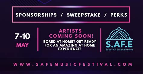 Safemusicfestival Staysafe Washyourhands Mainstage Bestcrowd