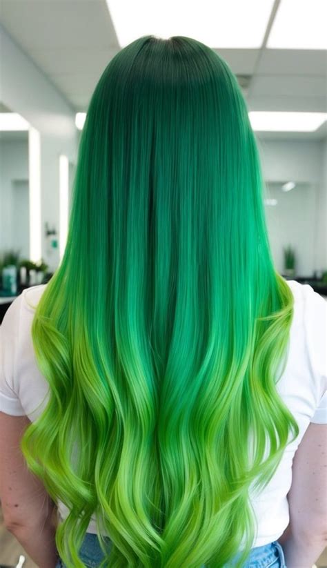 23 Green Hair Ideas Bold Shades From Emerald To Mint For Your Next
