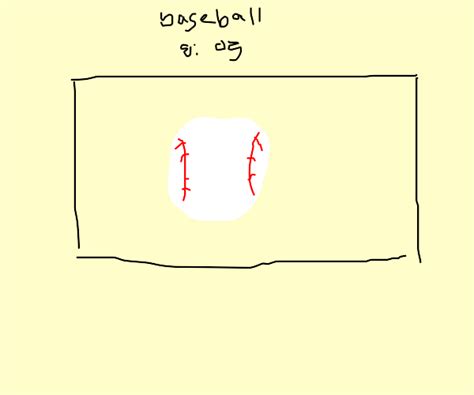 Baseball In A Drawception Panel Drawception
