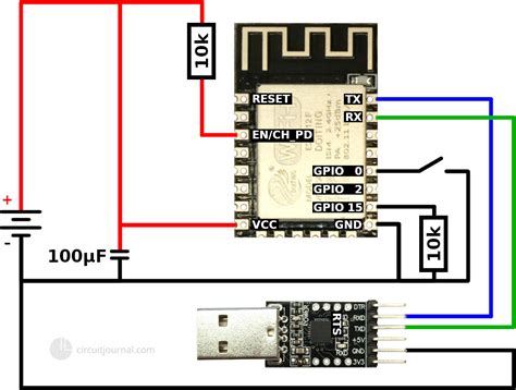 Programming Esp 12e Esp 12f Nodemcu With Arduino Ide Circuit Journal