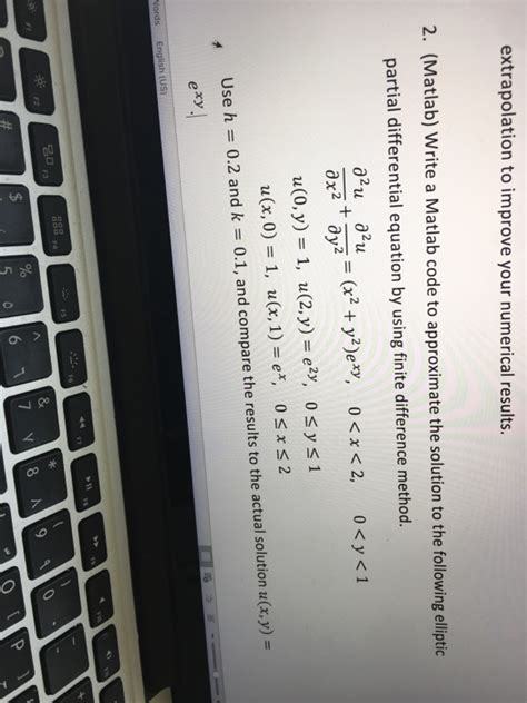 Write A Matlab Code To Approximate The Solution To Chegg