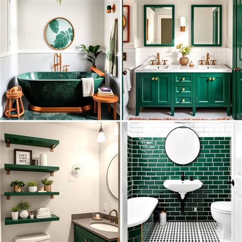 Modern Forest Green Bathroom Ideas