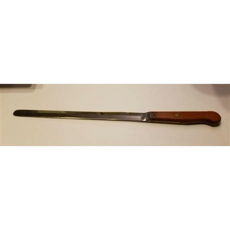 Vintage Robinson Knife Co Bread Knife With Wood Handle 13 1 2 Etsy