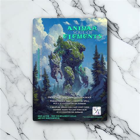 Animar Soul Of Elements Vintage Full Art Holographic For