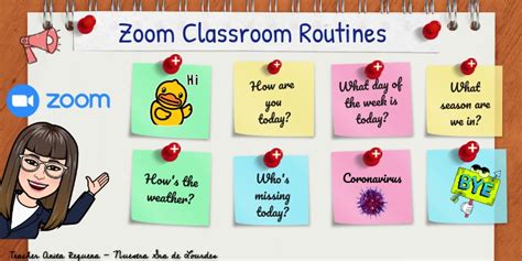 Zoom Classroom Routines