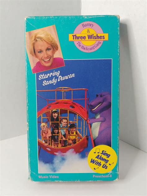 Barney And The Backyard Gang Three Wishes Starring Sandy Duncan Vhs 1988 45986980311 Ebay