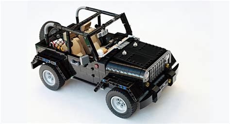 Lego Jeep Wrangler Rubicon Impresses With Attention To Detail Carscoops