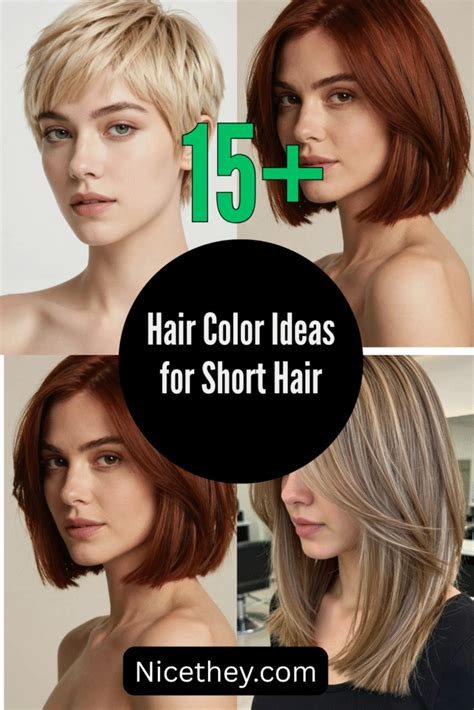 16 Hair Color Ideas For Short Hair Fresh Trendy And Easy To Maintain