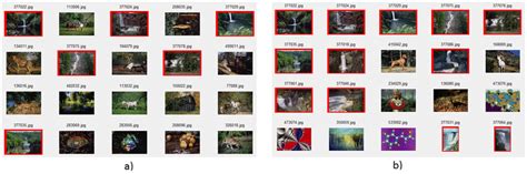 the retrieval results using the proposed algorithm a the result