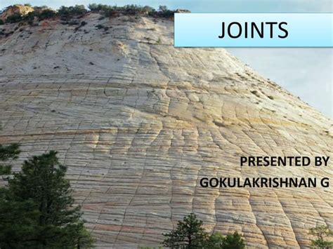 Joints Geology Pptx