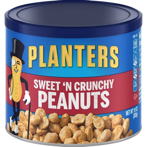 Planters Sweetn Crunchy Peanuts 10 Oz —