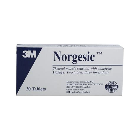 Norgesic 20 Tablets Bloom Pharmacy