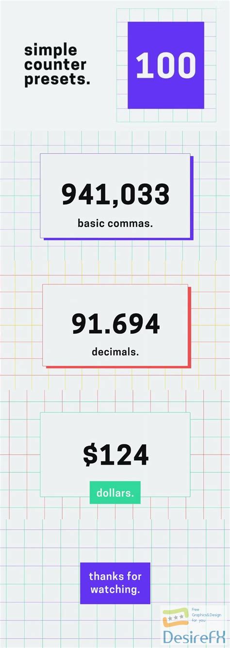 Download Motion Array Ae Simple Counter Presets Desirefxcom